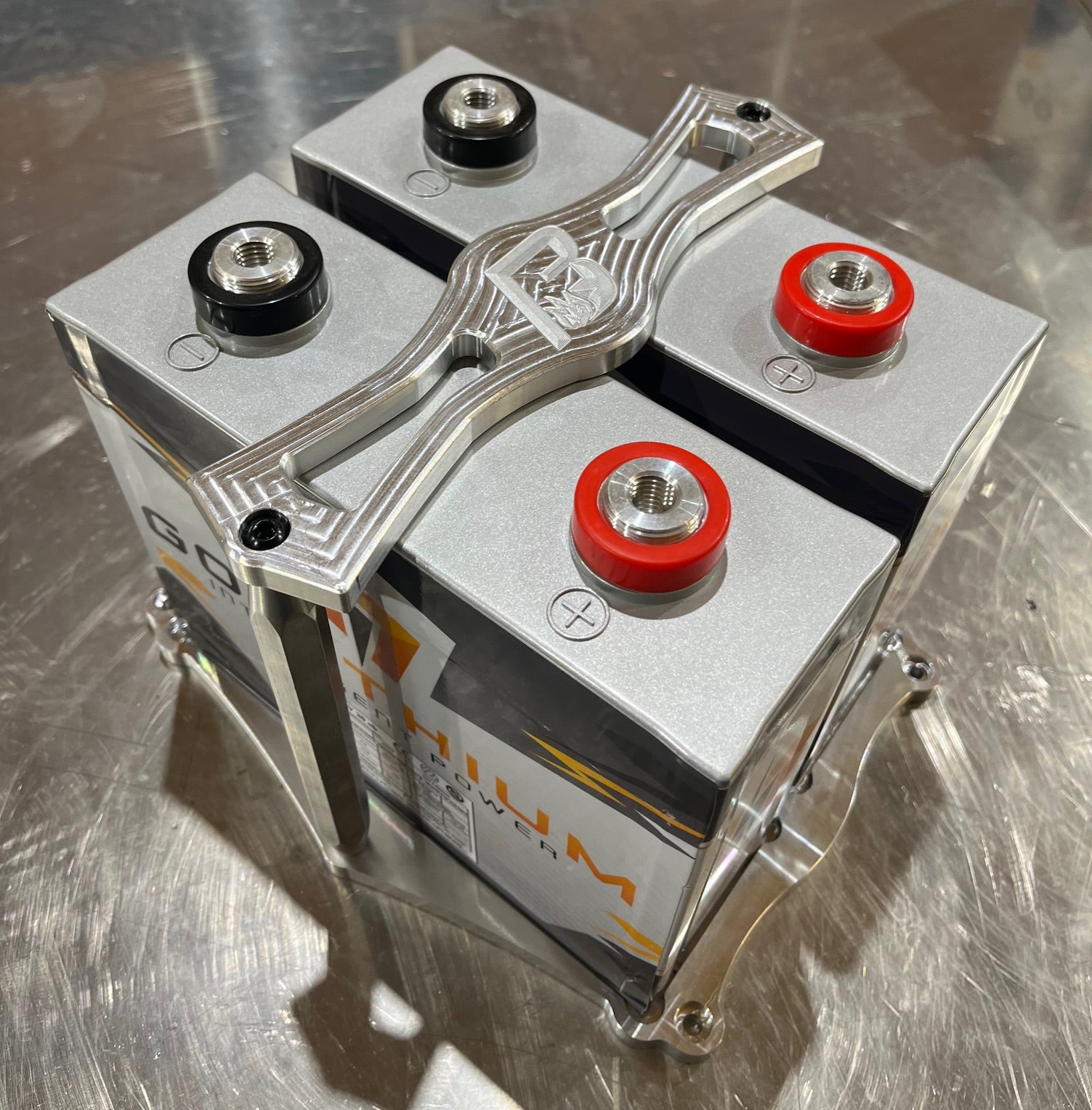 Billet Battery Mounting Box For GO Lithium Batteries – Blue Fire ...